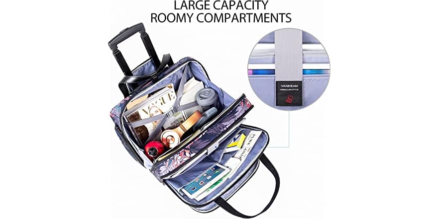 VANKEAN Rolling Laptop Case