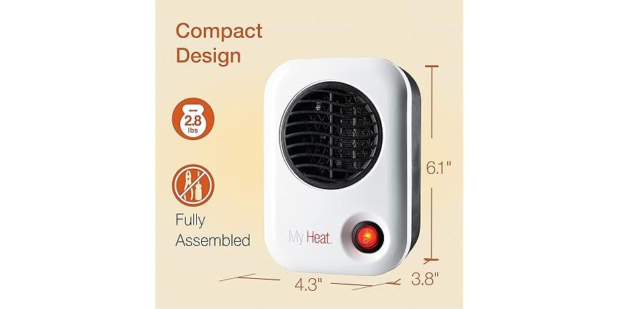 Lasko MyHeat Personal Mini Space Heater