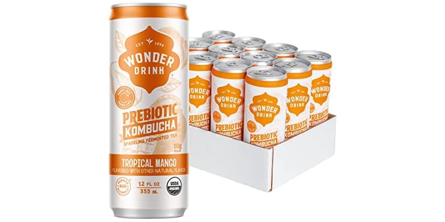 Wonder Drink Prebiotic Organic Kombucha