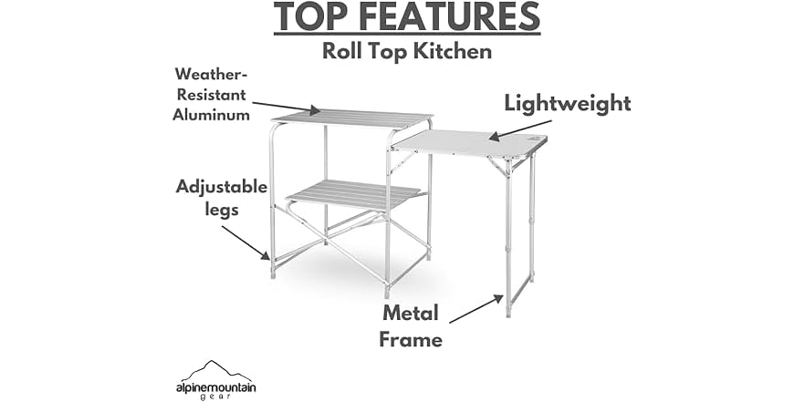 Alpine Mountain Gear Roll Top Kitchen