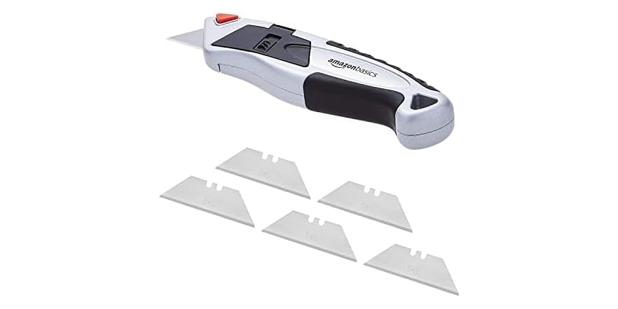 Amazon Basics Heavy Duty Retractable Utility Knife