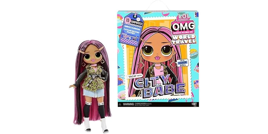 OMG World Travel City Babe Fashion Doll