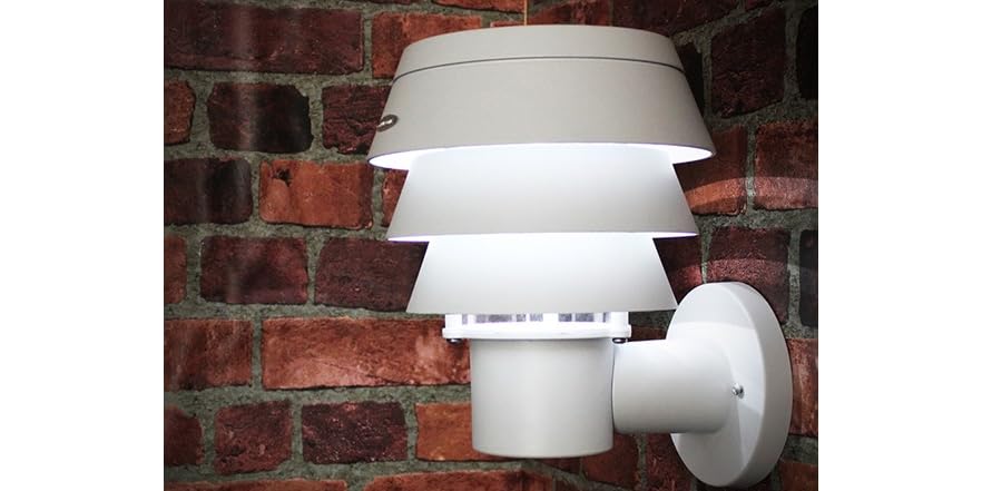 Triple Tier Solar LED Wall Light