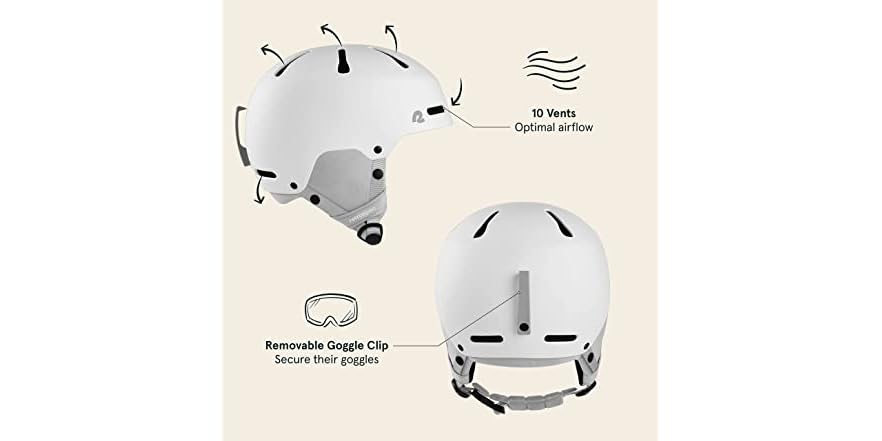 Retrospec Comstock Youth Ski & Snowboard Helmet