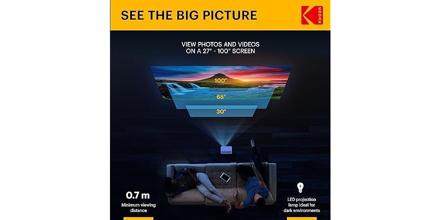 KODAK FLIK X1 Mini Pico Projector