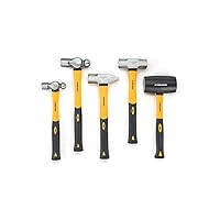 STEELHEAD 5-Piece Fiberglass Handle Hammer & Mallet Set