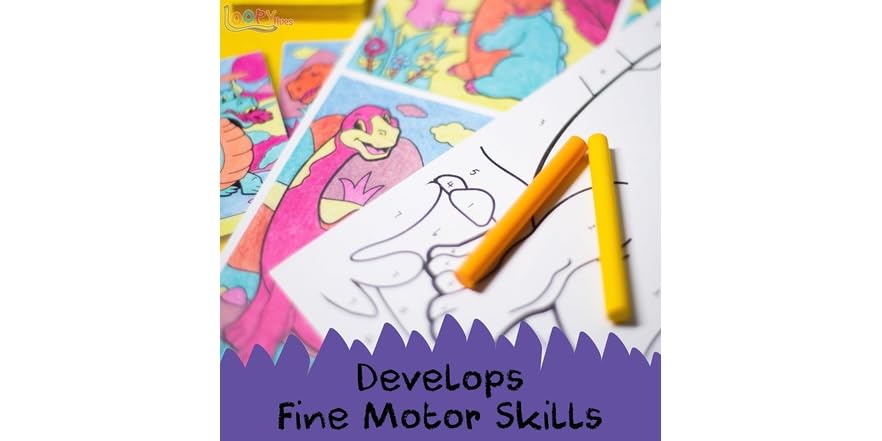 Loopy Hues Bendable Crayons, Numbers