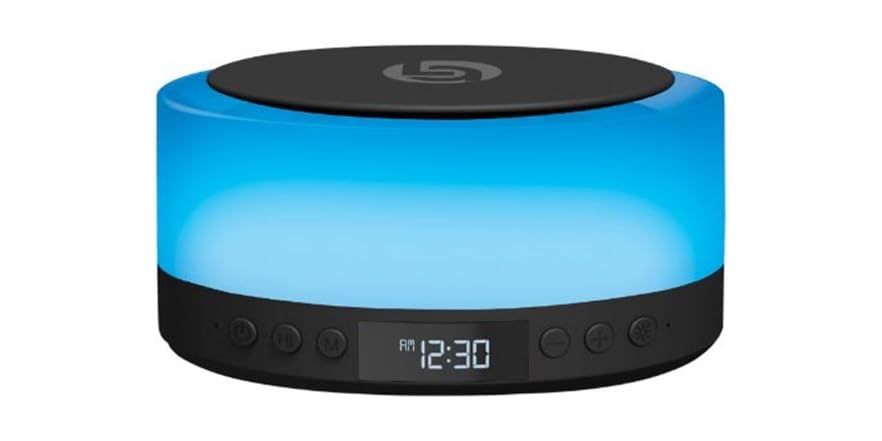 Lifestyle Advanced Aura Mood Light Wireless Charging Speaker & Clock
