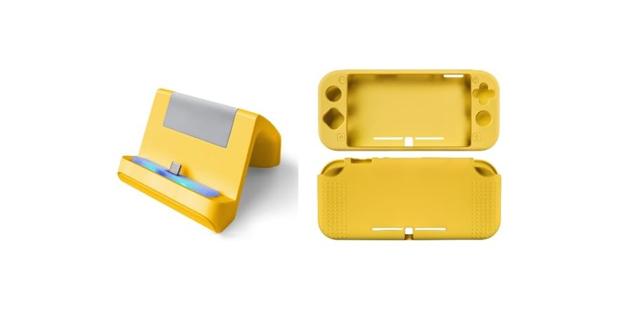 Nintendo Switch Lite Charging Dock + Case