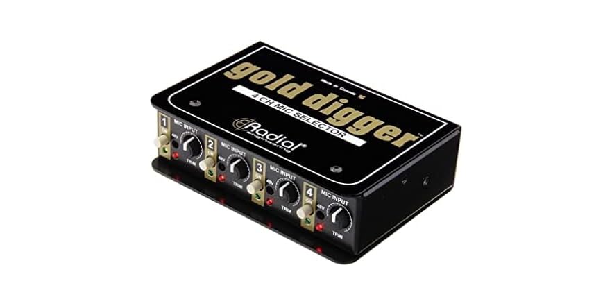 Radial Gold Digger 4-Channel Mic Selector