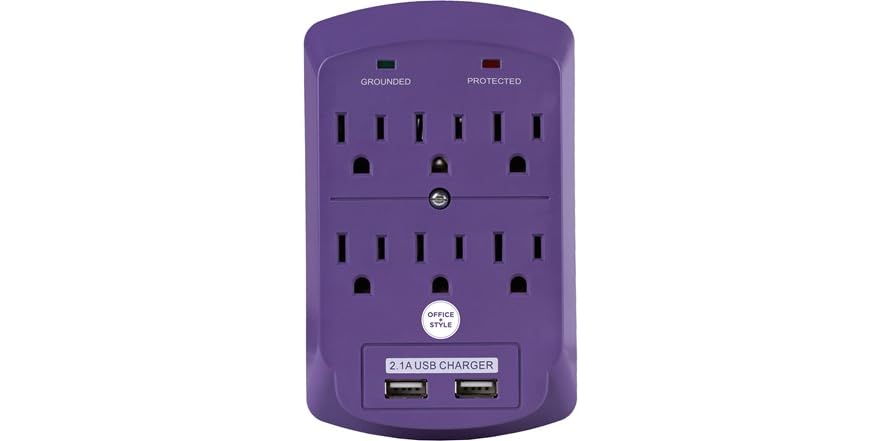 Office+Style Surge Protector (2 Pack)
