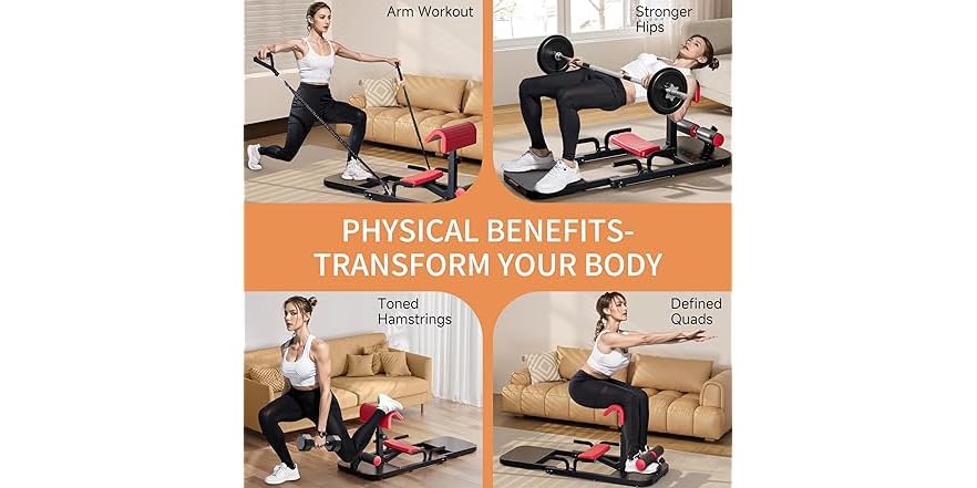 Hip Thrust & Squat Machine for Home
