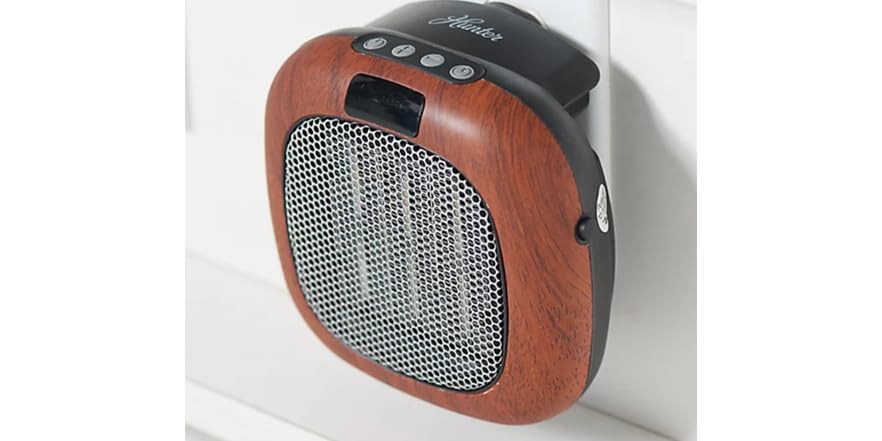 Hunter Set of 2 Wall Outlet Space Heaters