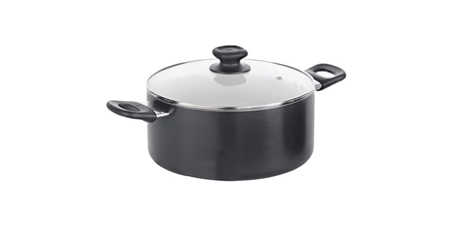 WearEver Nonstick Ceramic 10-Piece Cookware Set, Black