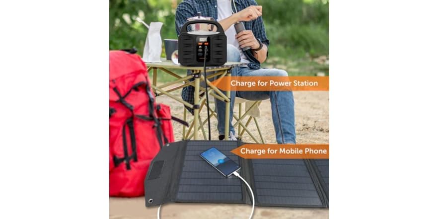 40w 18v Foldable Portable Solar Charging Panel