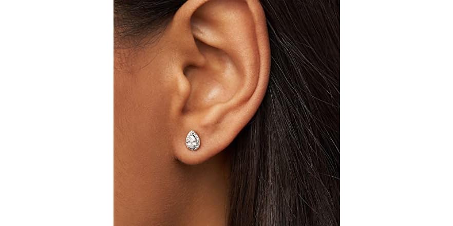 Pandora 296252CZ Radiant Teardrops, Clear CZ Sterling S (Open Box)