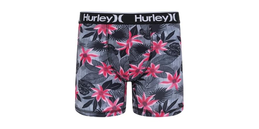 Hurley Men's 6 Pack Regrind Boxer Brief