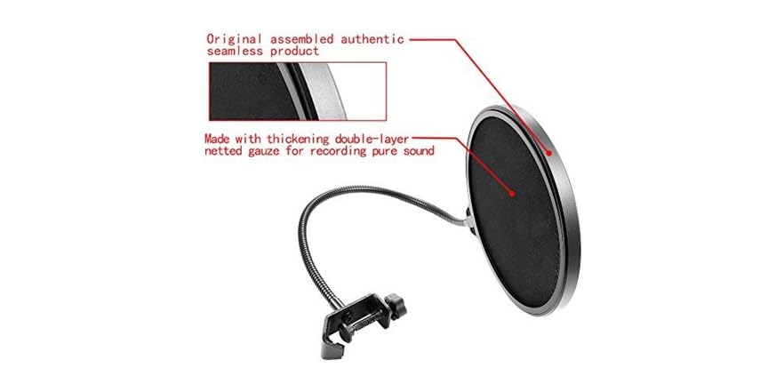 NEEWER Studio Clamp On Microphone Shield