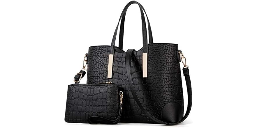 Women's Shoulder Tote Bag Wallet Set