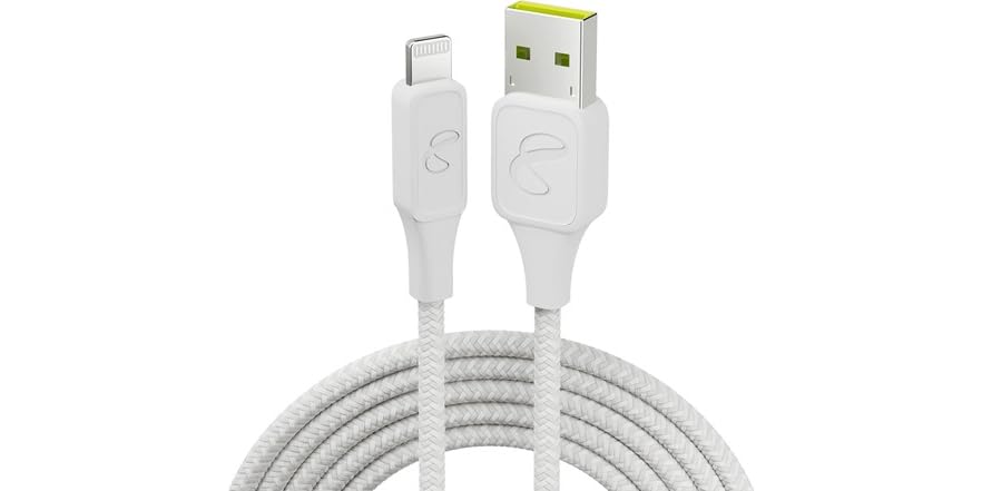 InfinityLab 5FT USB-A to Lightning Charging Cable (35,000-bend lifespan)