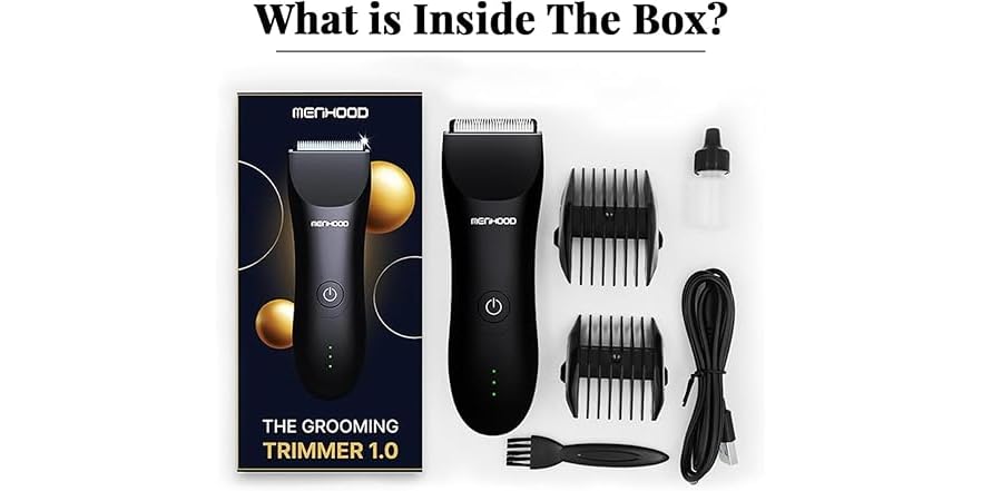 MENHOOD Balls Trimmer for Men Grooming