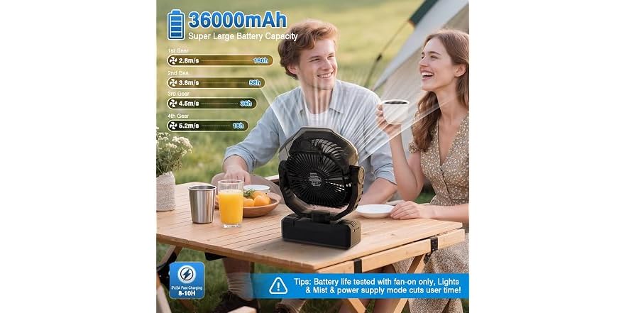 AVAVO Portable Misting Fan