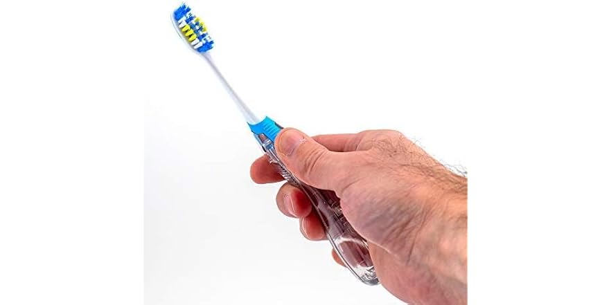 GUM Folding Travel Toothbrush, Compact Head + Ton