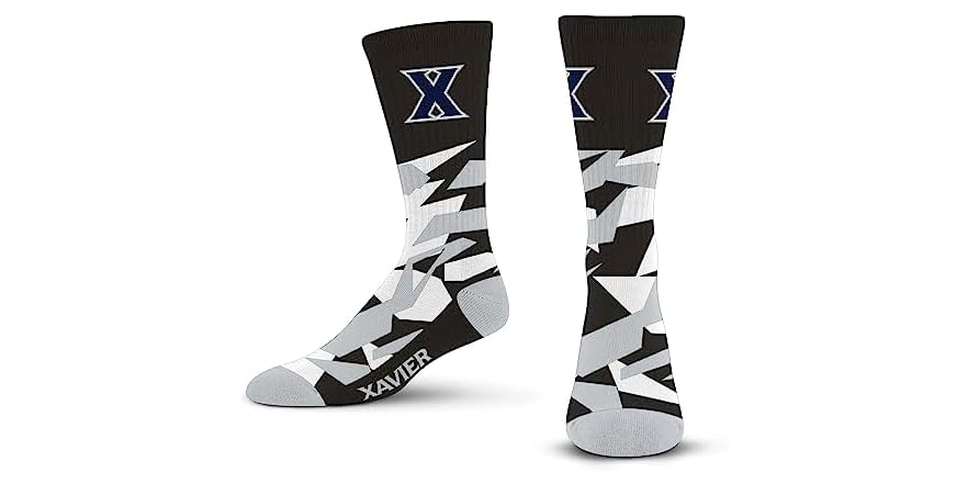 NCAA Shattered Camo Crew Sock