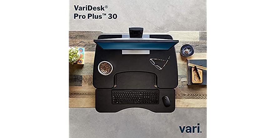 VariDesk Pro Plus 30-inch, Black