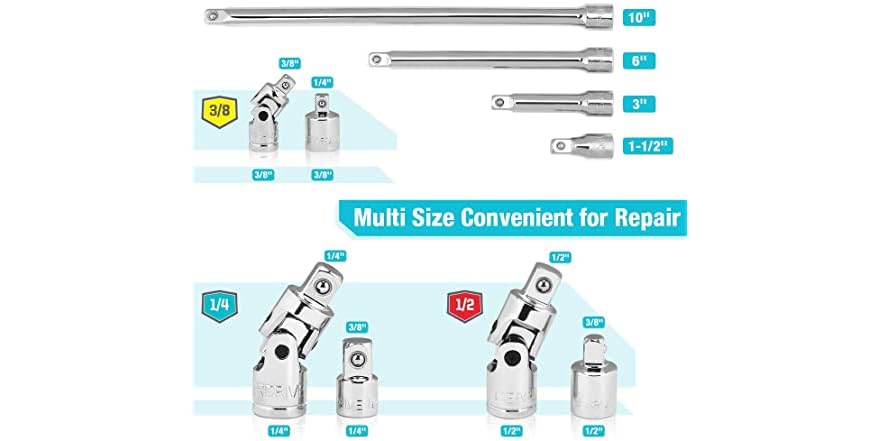 10-Piece Socket Accessory Set