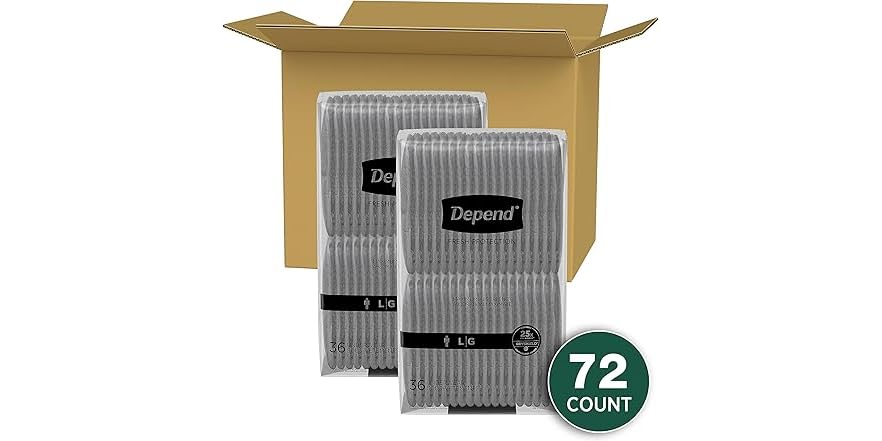 Depend Fresh Protection Adult Incontinence Underwear