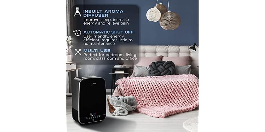 Hupro Humidifier for Bedroom