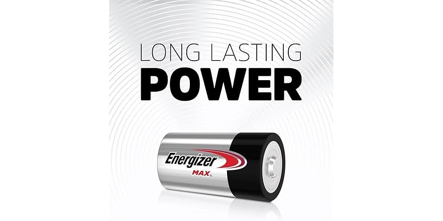 (8 PACK) Energizer MAX D Alkaline Batteries