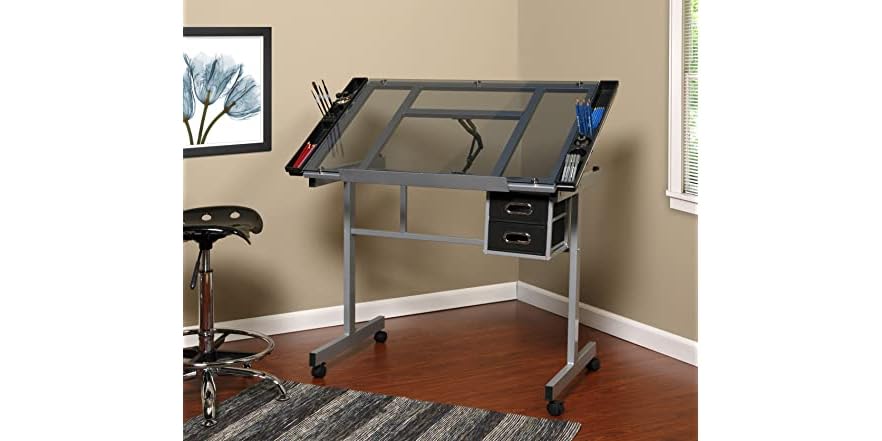 OneSpace Craft Station with Blue Glass