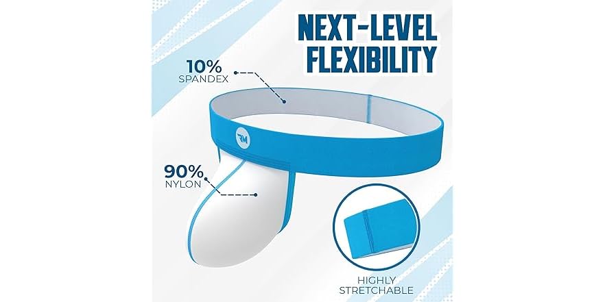 Real Men 0in Nylon Strapless Jocks