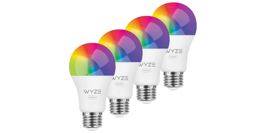 Wyze 1100 Lumen WiFi RGB Tunable Smart Bulbs