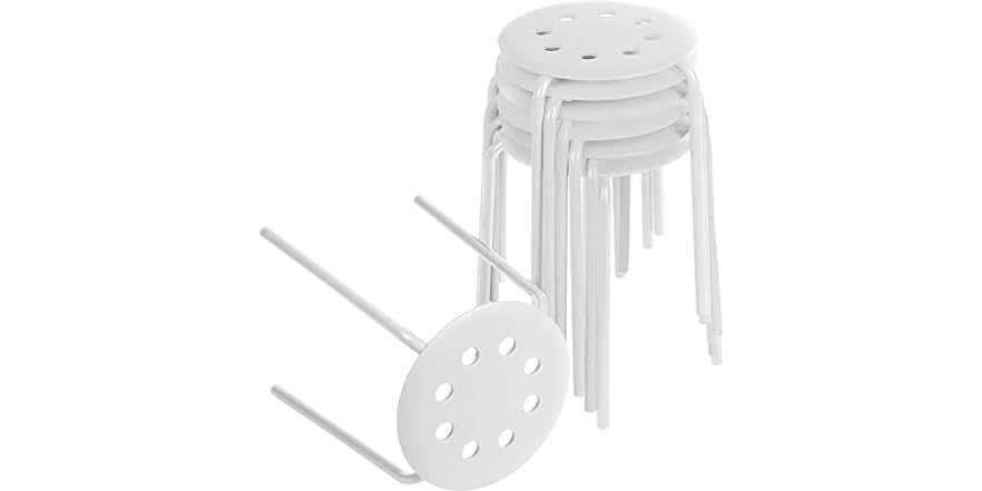 8 Pack Multipurpose Stacking Stools