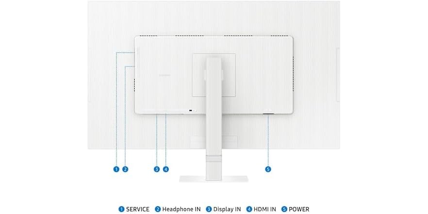 Samsung 32" ViewFinity S7 (S70D) 4K UHD HDR10 Monitor (White) (Open Box)