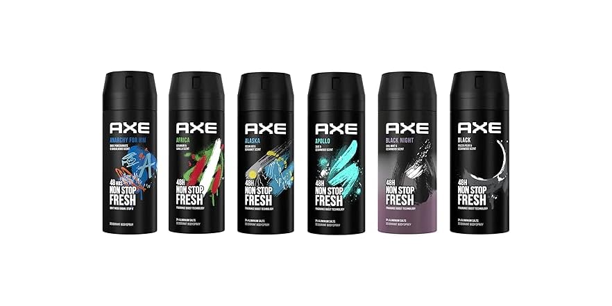 AXE Body Spray Deodorant Anti-Perspirant 12 Pack