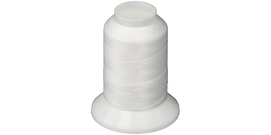 Woolly Nylon Thread, 1000m, White