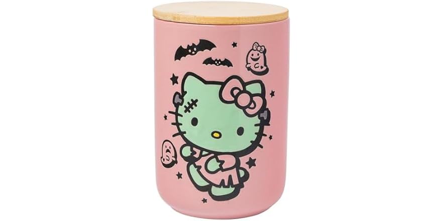 Hello Kitty Halloween Ceramic Jar w/Lid