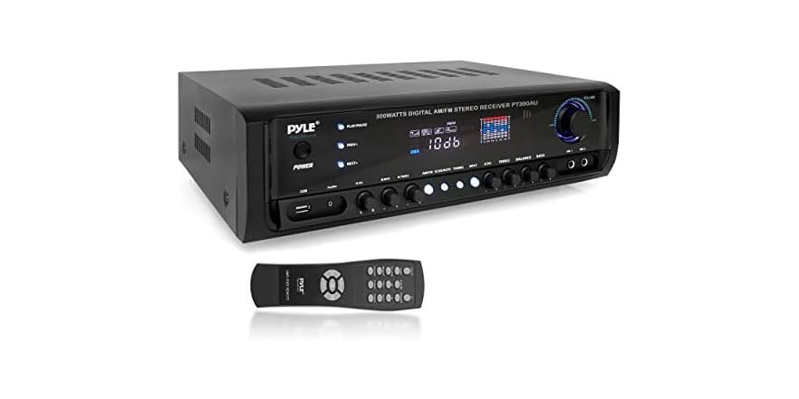 Pyle 300W 4 Channel Power Amplifier System
