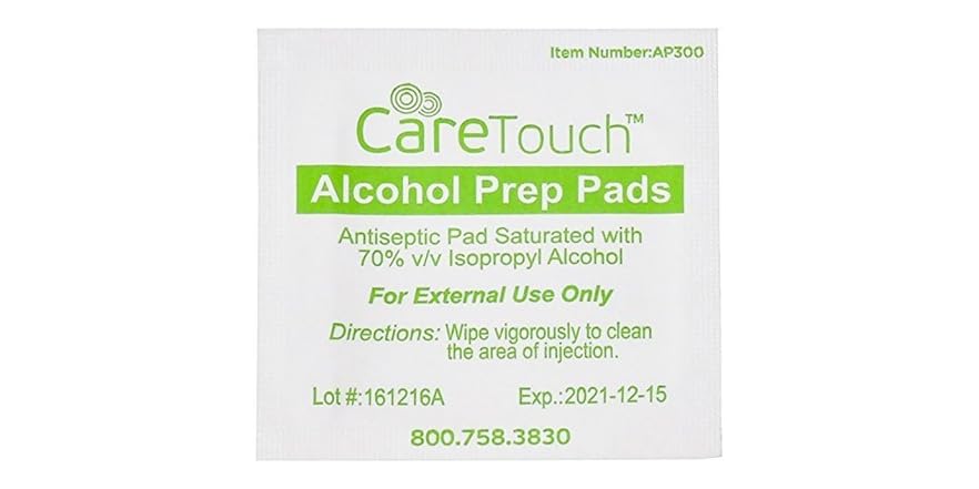 Care Touch Alcohol Wipes (1,200 Count)