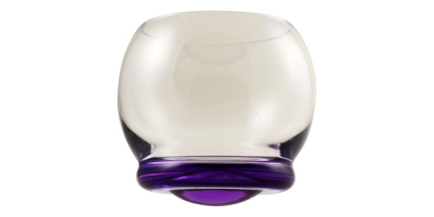 Bell Wobble Glass: Set of 6- Multiple Colors