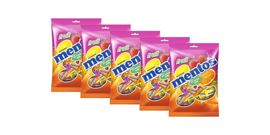 750 Count Mentos Chewy Fruit Candy