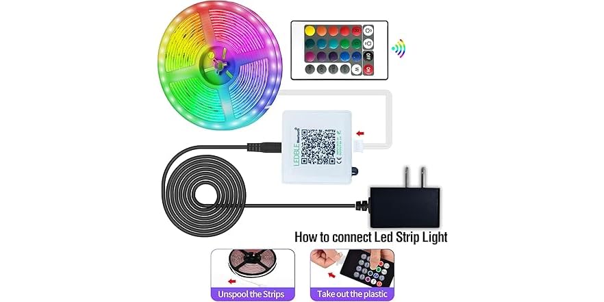 AILBTON Led Strip Lights, 60Ft