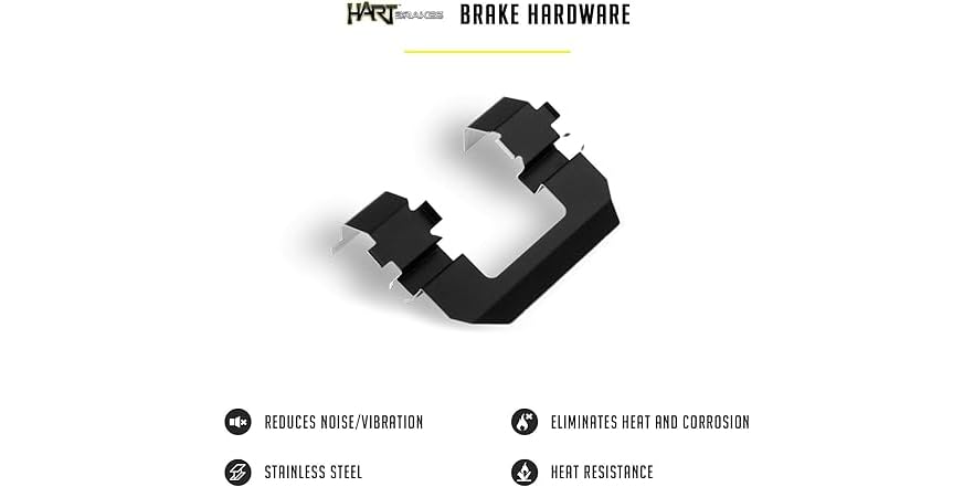 Hart Front Rear Brakes and Rotors Kit