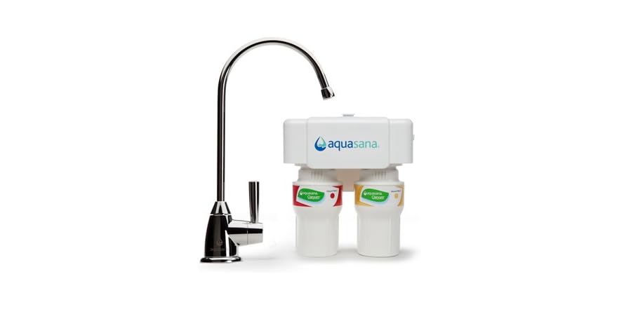 2-Stage Water Filter with Chrome Faucet