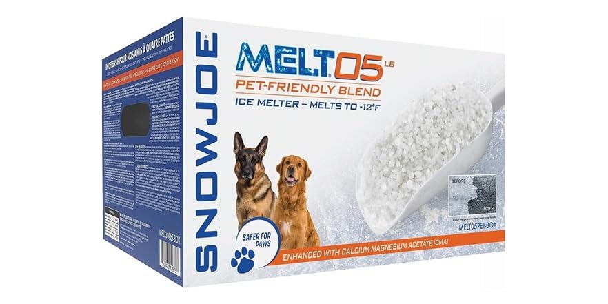 Snow Joe MELT05PET-BOX 5-Lb Premium Pet and Nature Friendly Ice Melter