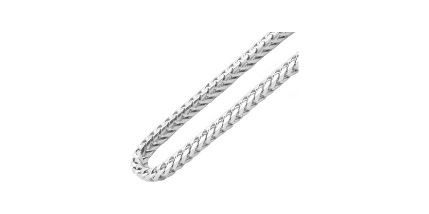 Silver Franco Square Box Link